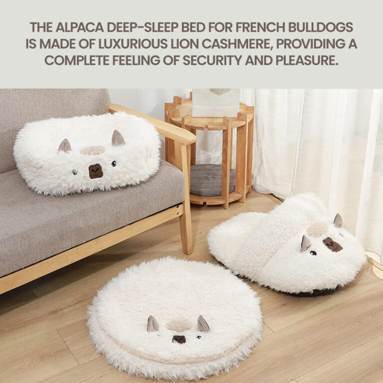 Cozy Alpaca Sleep Set For French Bulldogs - Ultimate Comfort